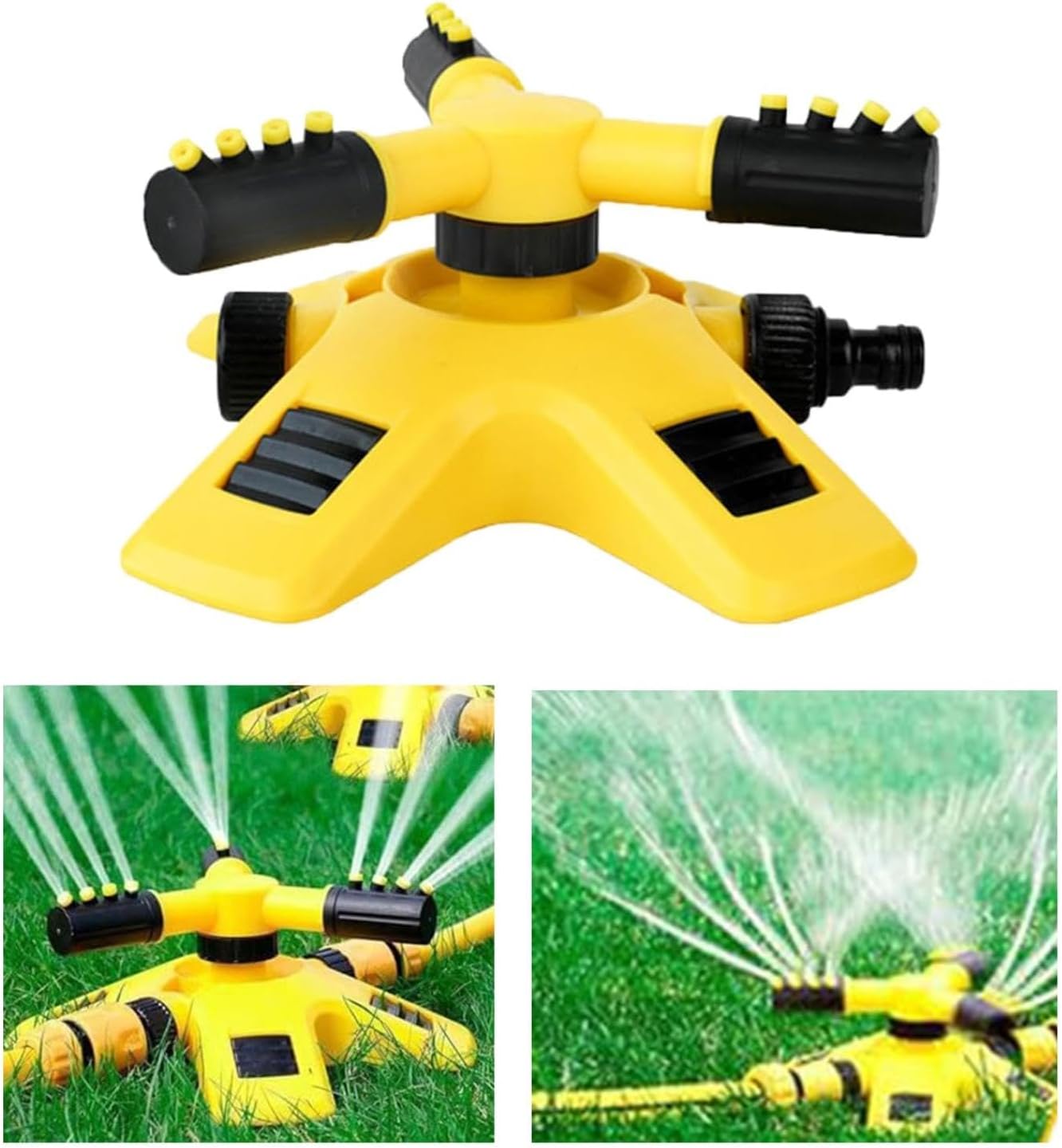 DEJIN 2025 Upgraded Garden Sprinklers for Lawns - Automatic Sprinkler ...