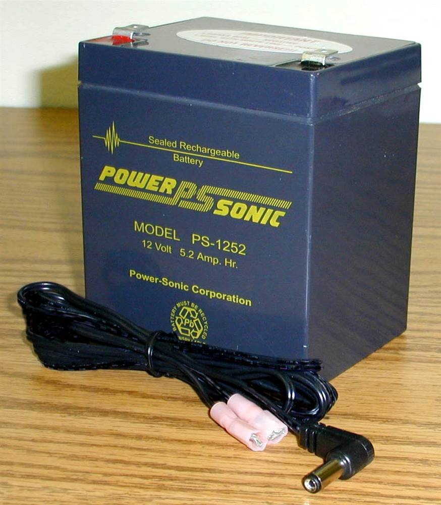 Amazon.com: 12V 5 Amp Rechargeable Battery w Connection Cable : Automotive