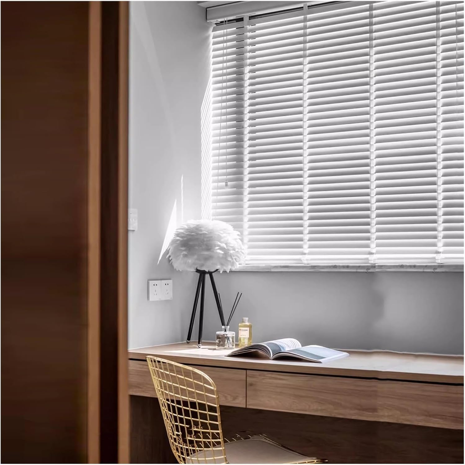 HDYZJQ Extra Large Wooden Venetian Blinds with Fittings, Adjustable ...