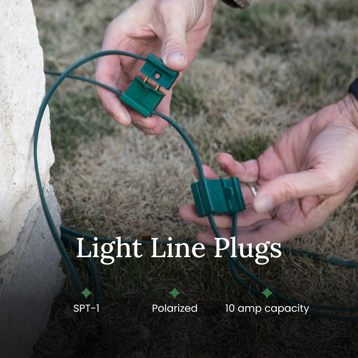 Fused Male Plug For Christmas Lights Kurt Adler 12ft Extension Cord W
