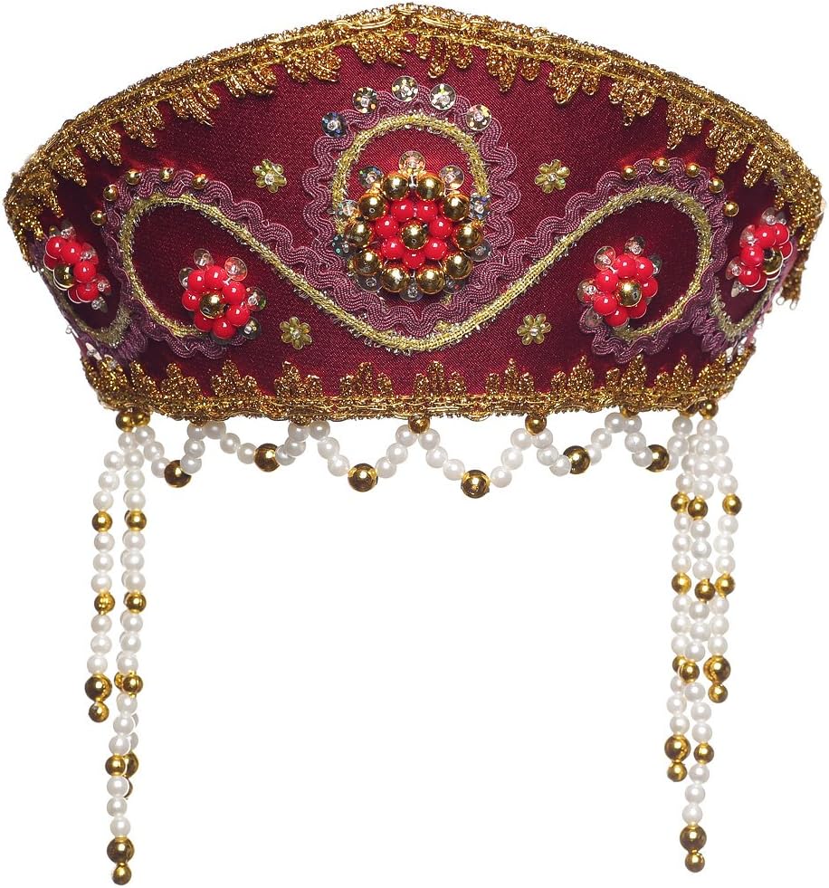 Amazon.com: Russian Traditional Folk Costume Headdress Kokoshnik "Alina ...