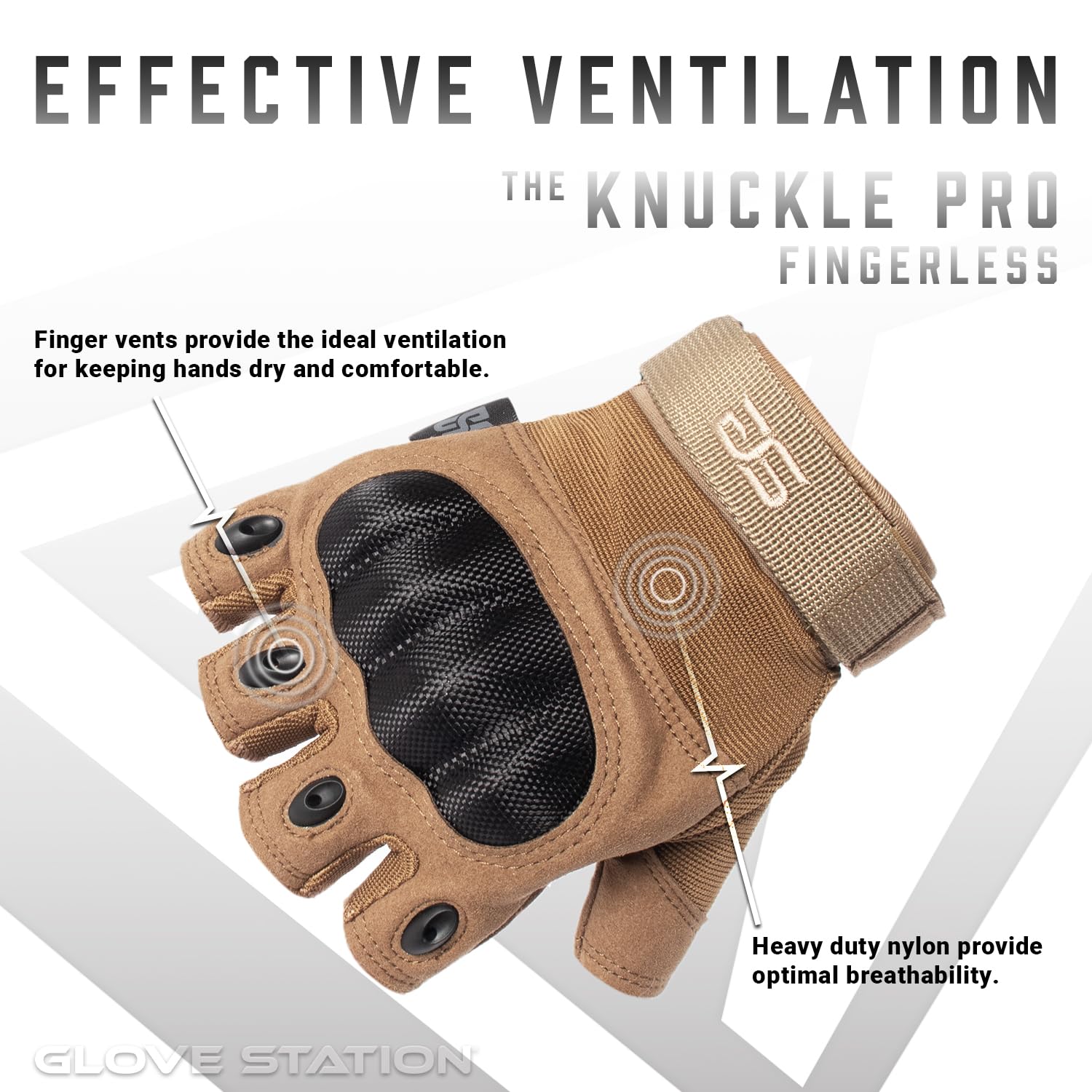 Snapklik.com : Glove Station The Combat - Fingerless Knuckle Tactical ...