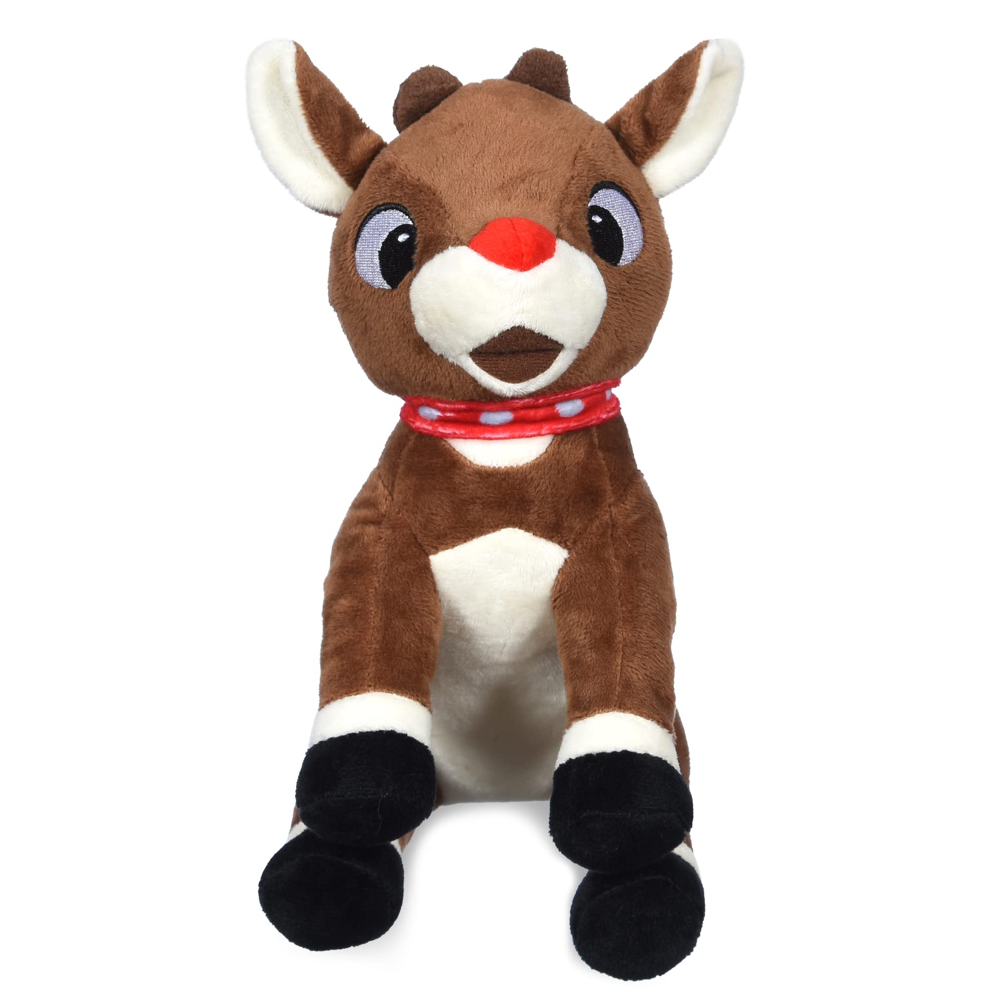Amazon.com: Rudolph The Red-Nosed Reindeer Toys for Dogs - 9" Plush ...
