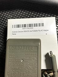 Amazon.com: Nintendo Genuine OEM DS Lite Foldable Flip AC Adapter ...