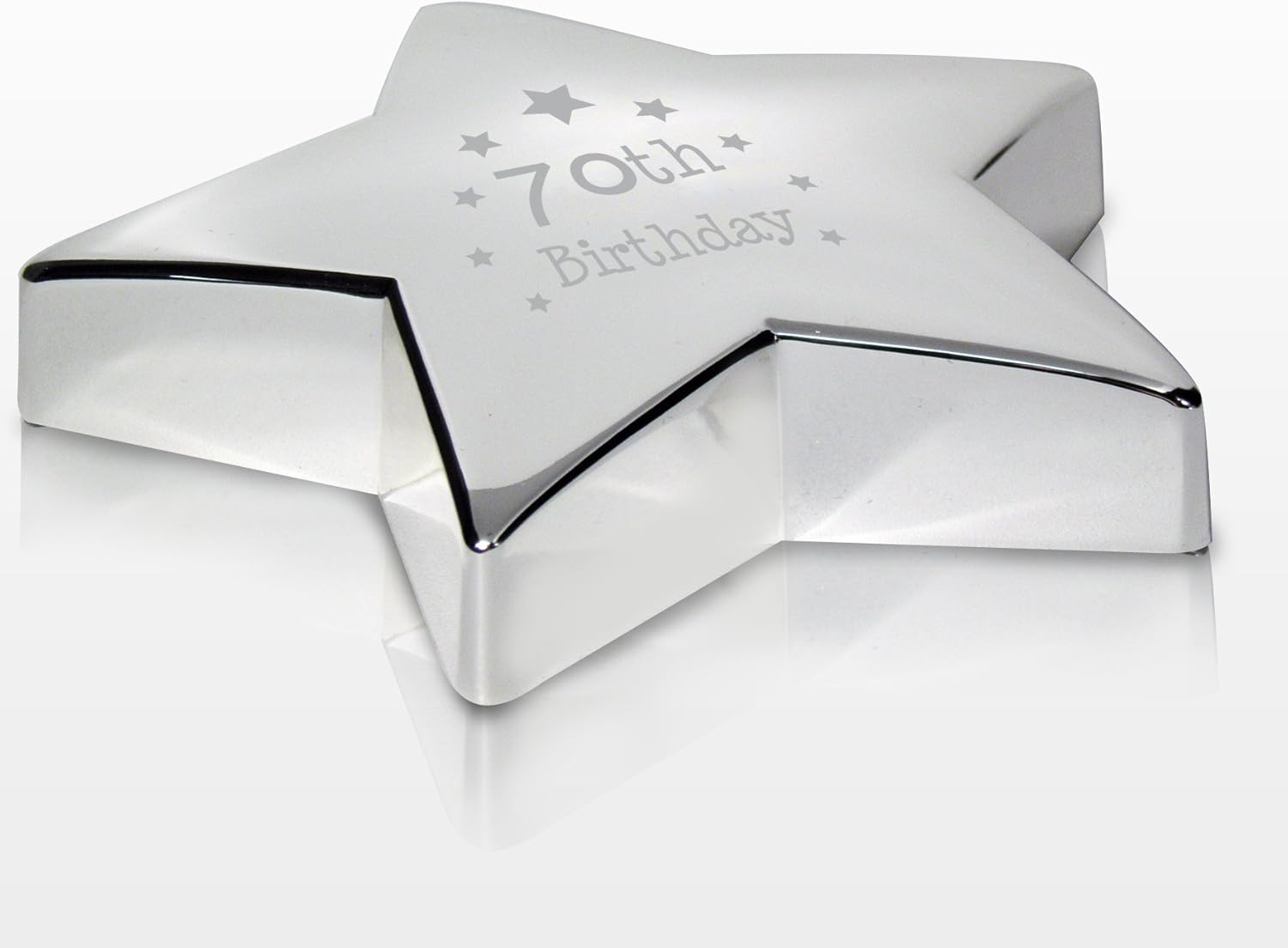 Amazon.com: 70th Birthday Star Paperweight : Home & Kitchen
