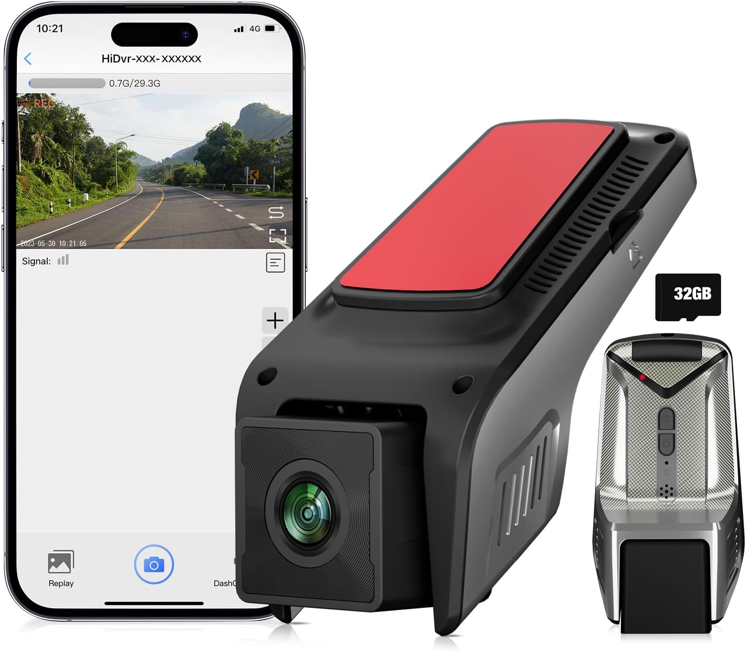 Amazon.com: Dash Cam 1080P Car Camera, WiFi Dash Camera for Cars with ...