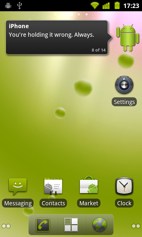 Gingerbread Android Wallpaper