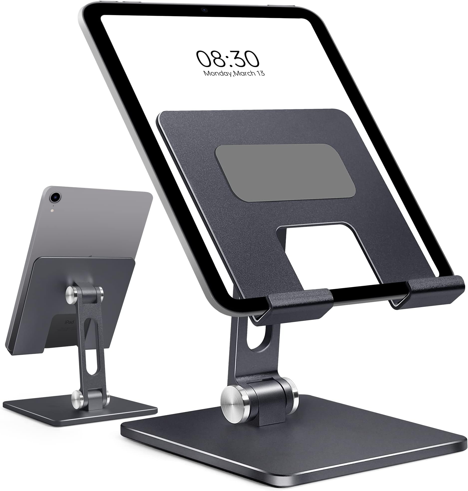 Tablet Stand, Adjustable Tablet Holder - Aluminum Minimalist Desktop ...