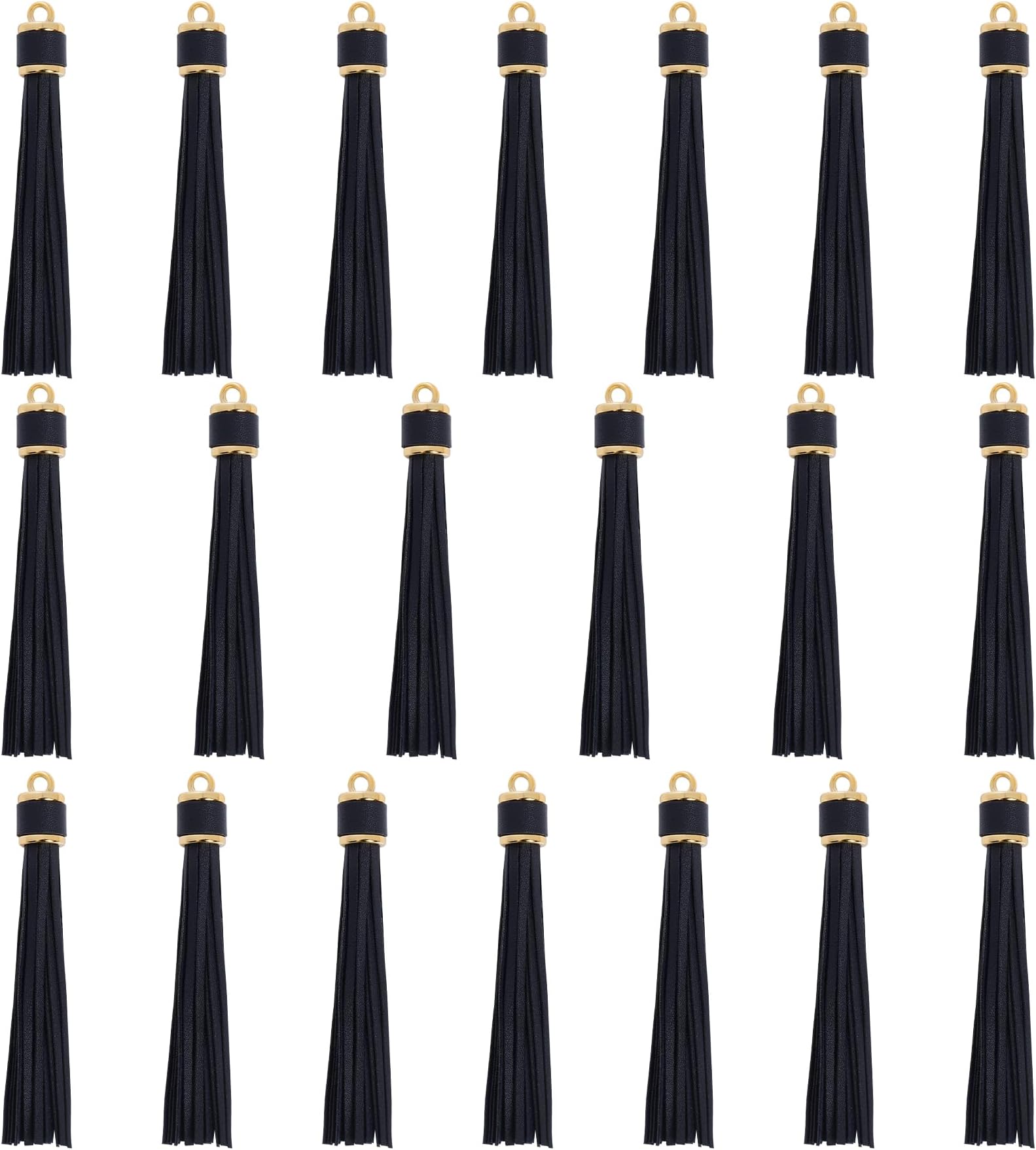 Amazon.com: Qililandiy 20pcs Colorful PU Tassels Faux Leather Tassel ...
