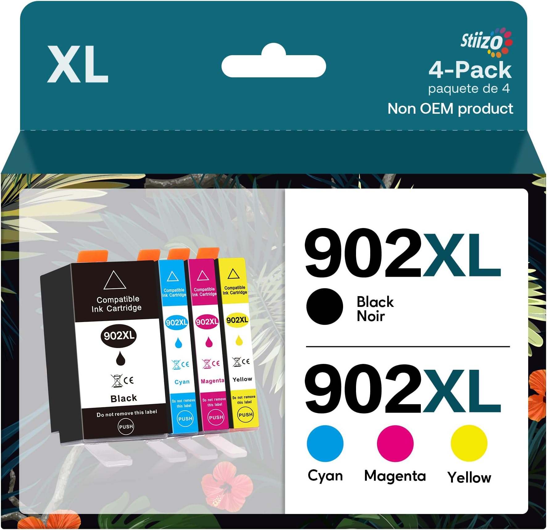 Amazon.com: HP 902 Cyan, Magenta, Yellow Ink Cartridges (3-pack ...