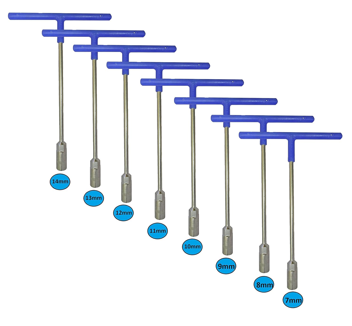 Inditrust 8Pcs Hex T-Socket T Spanner Set for Automobiles/Bike/Car ...