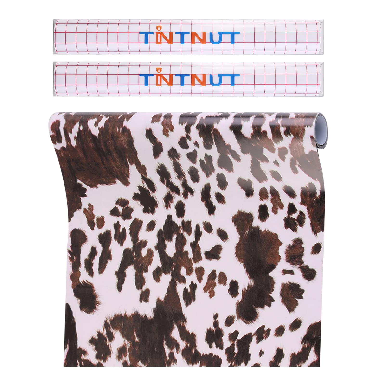 Amazon.com: Tintnut Cow Print Permanent Vinyl Roll - 12 inch x 5ft ...