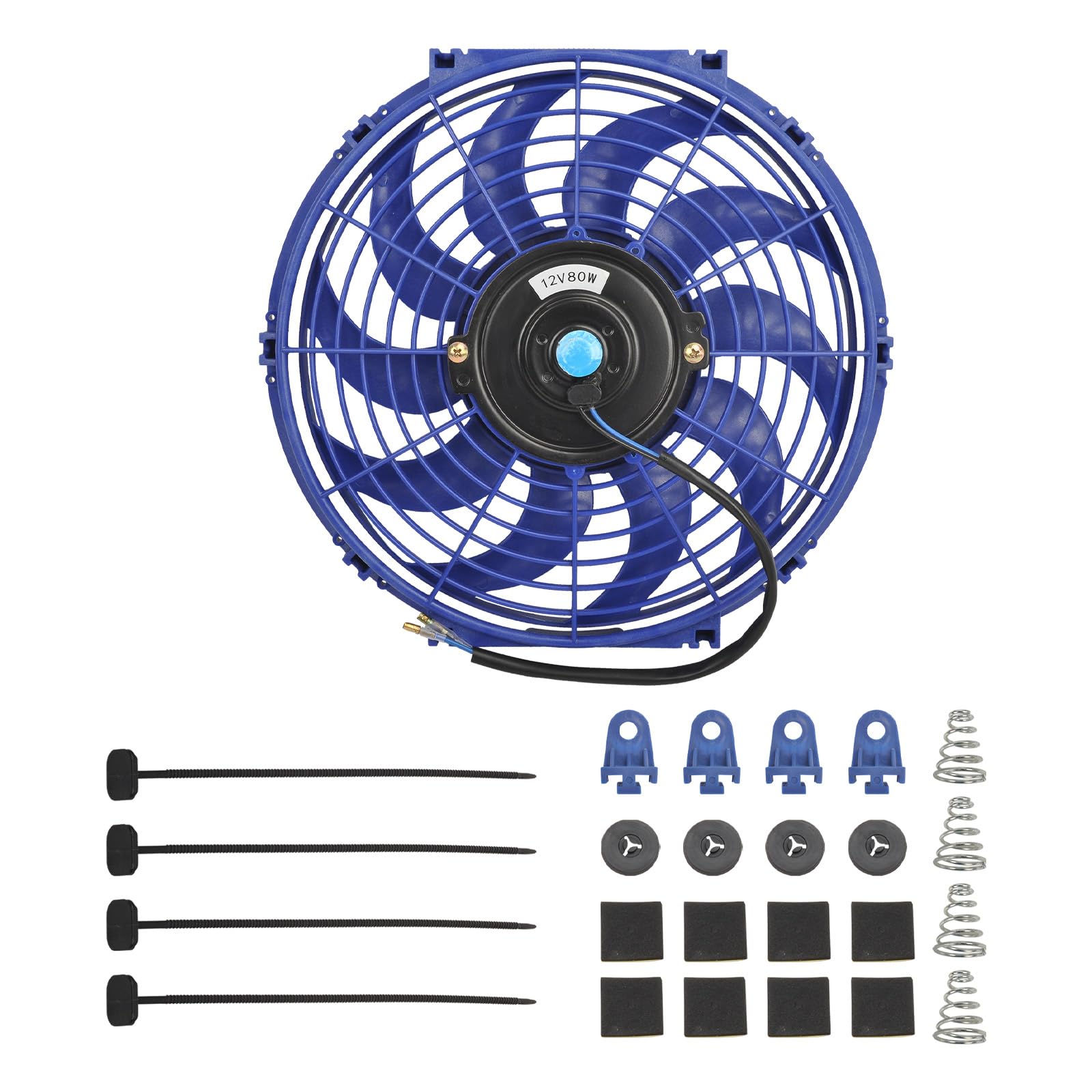 Snapklik.com : SSN 12" Electric Radiator Cooling Fan Assembly Kit, Push ...