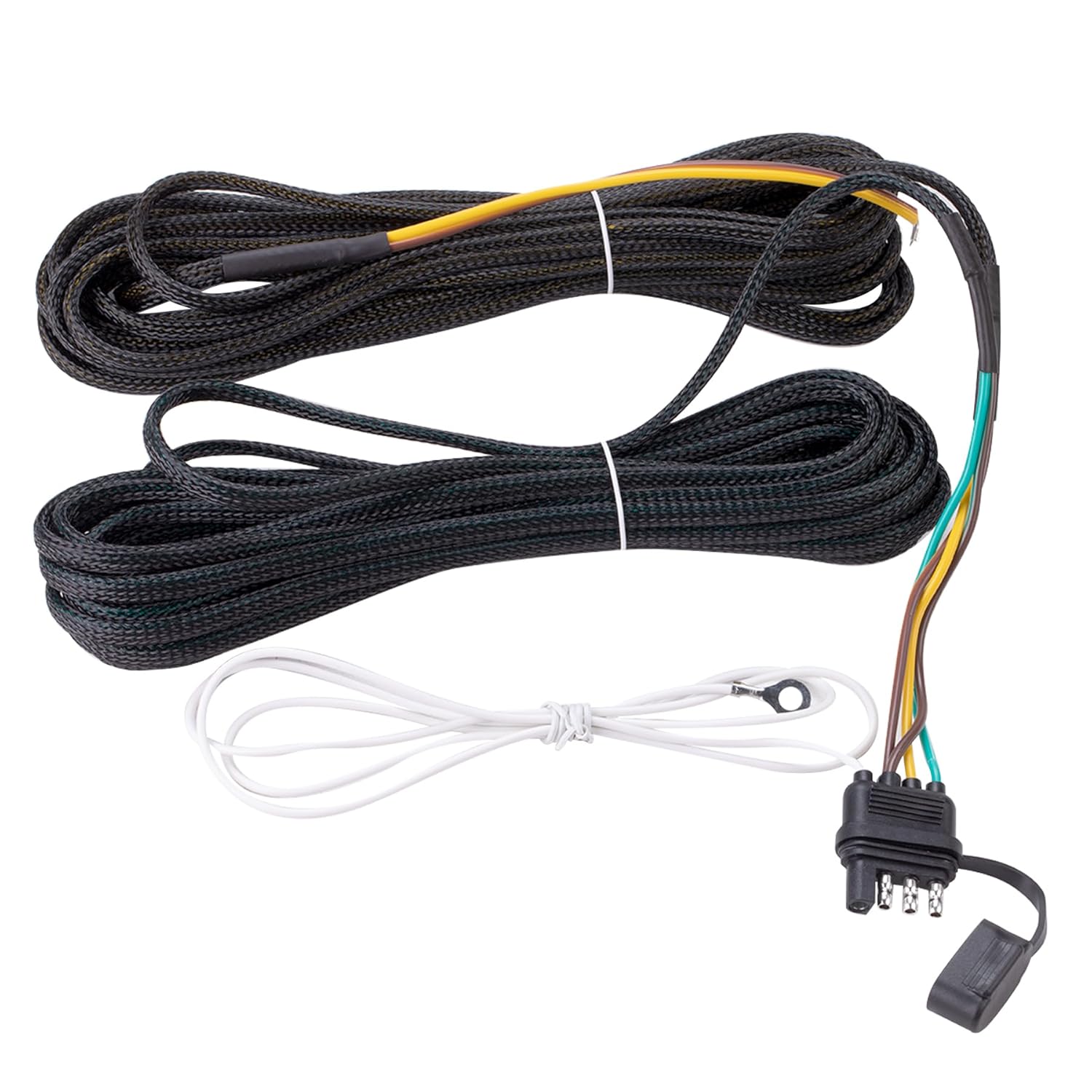 Amazon.com: 4 Pin 5 Wire Trailer Wiring Harness, 22FT Trailer Light Kit ...
