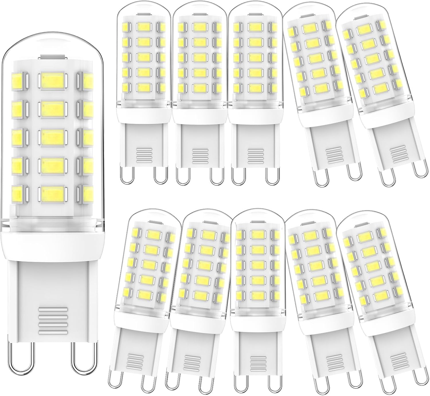 AxarYxhi G9 LED Bulb Dimmable 3W, 25W 28W 33W 40 Watt T4 G9 Halogen ...