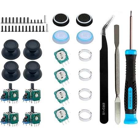 Amazon.com: Onyehn 4pcs 3D Joystick Replacement Repair Kit for PS5 ...