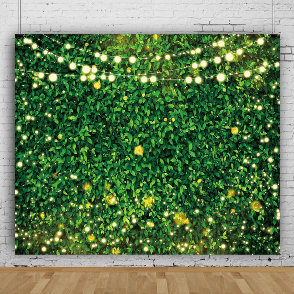 Amazon.com : Green Leaves Photography Backdrop Spring Nature Leave ...