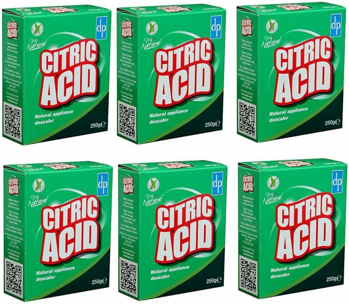 Dri-Pak Citric Acid 250 G, Pack of 6 : Amazon.co.uk: Home & Kitchen