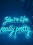 Amazon.com : Neon Sign for Wall Decor,You're Like Really Pretty Pink ...