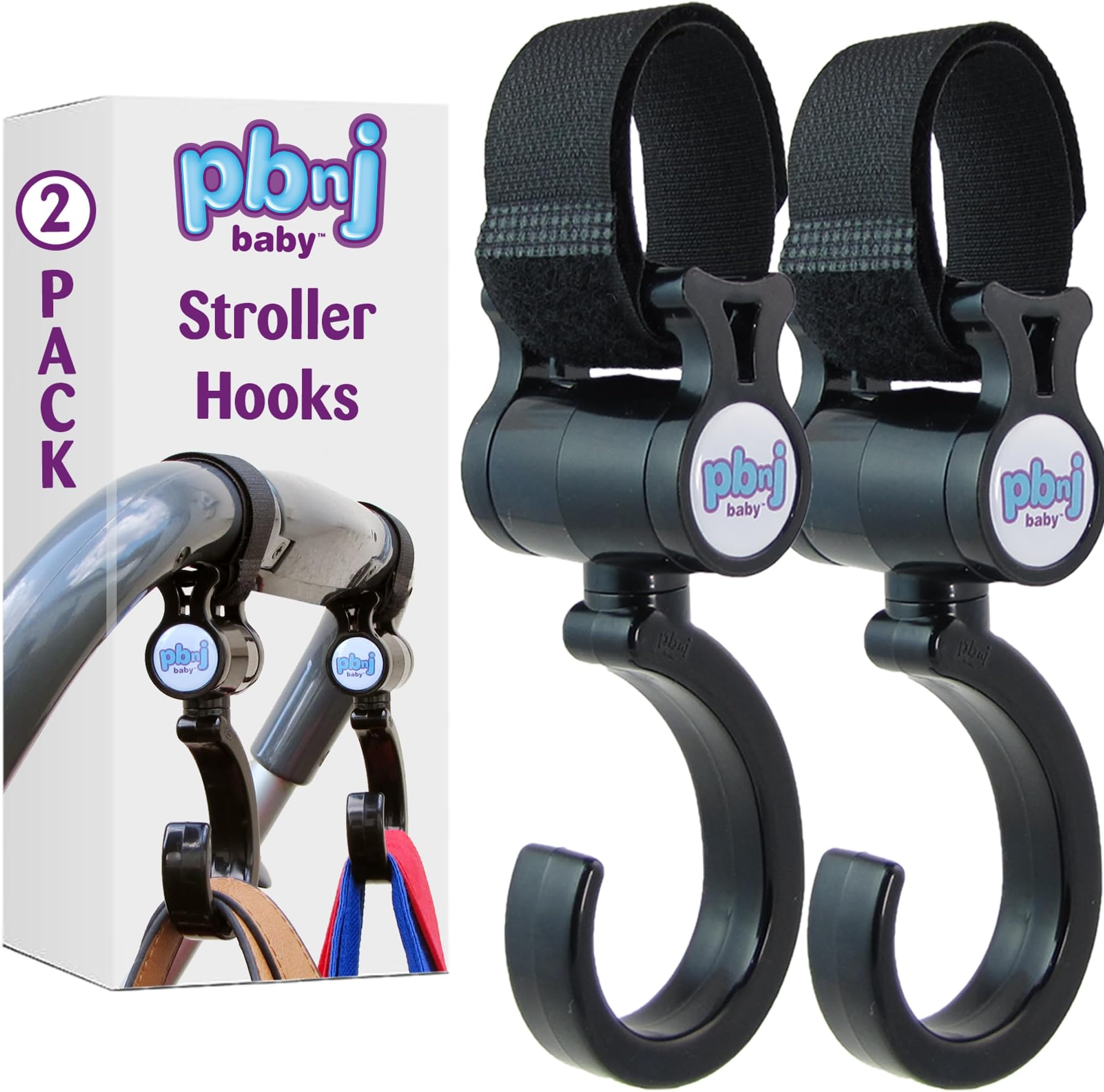 Amazon.com: Baby Stroller Hooks, 4 Pack of Multi Purpose Hooks ...