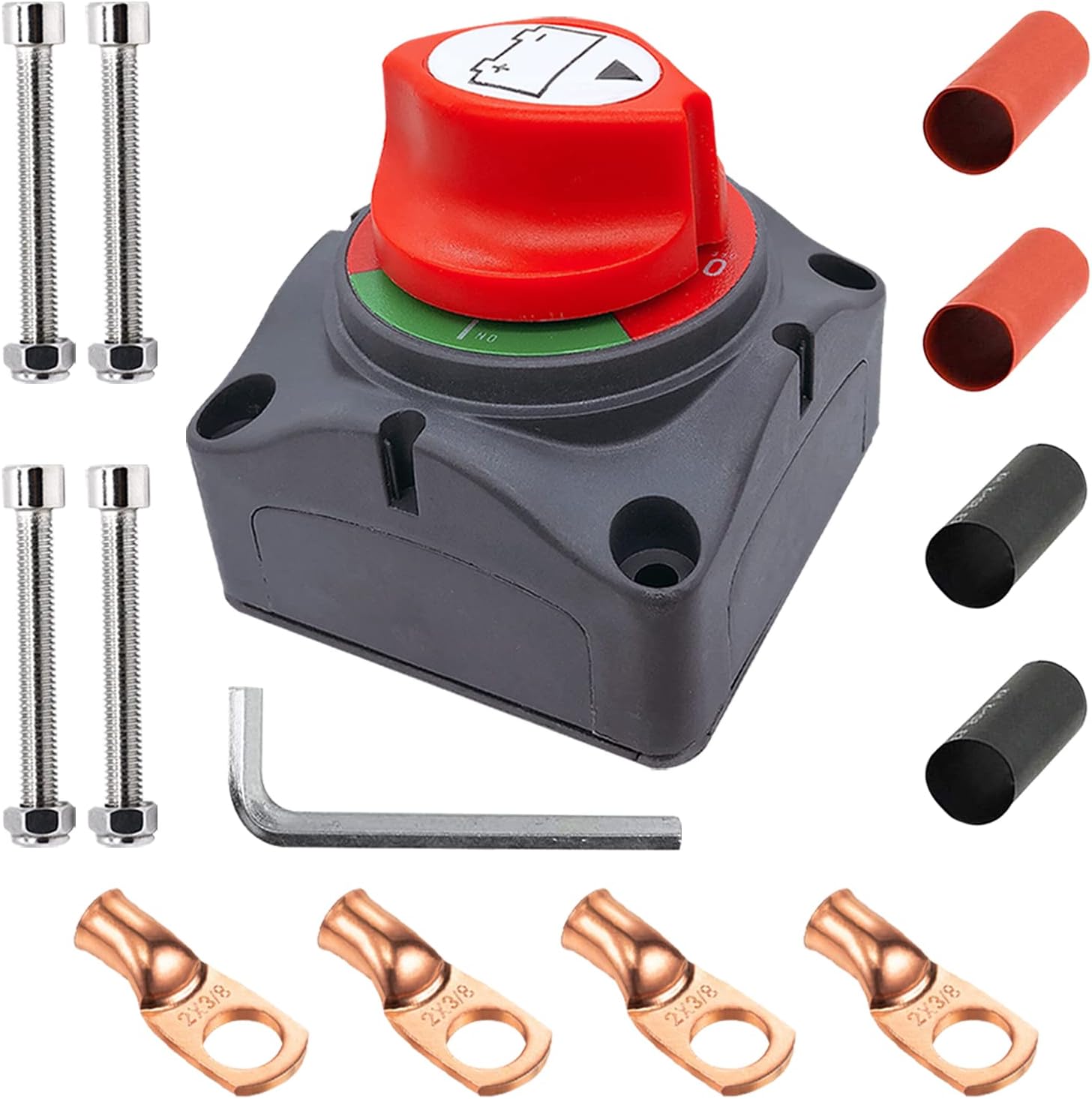 Ampper Battery Switch, 12-48 V Battery Power Cut Master Switch ...