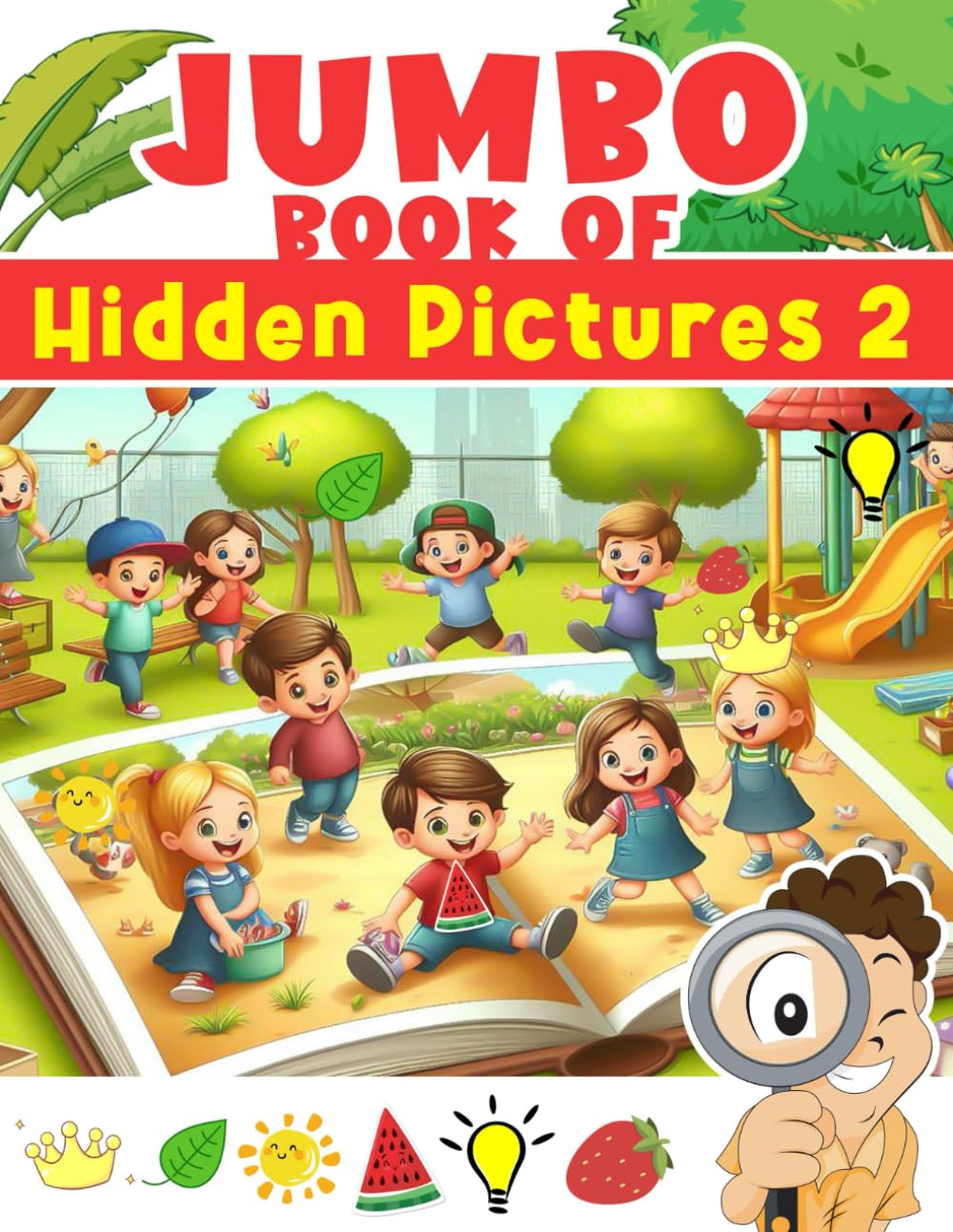 Jumbo Book of Hidden Pictures 2: Cute Seek And Find Picture Puzzle Game ...