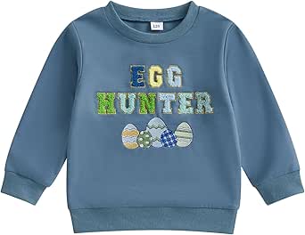 Boys Girls Easter Egg Hunter Jumper Toddler Little Kids Easter ...