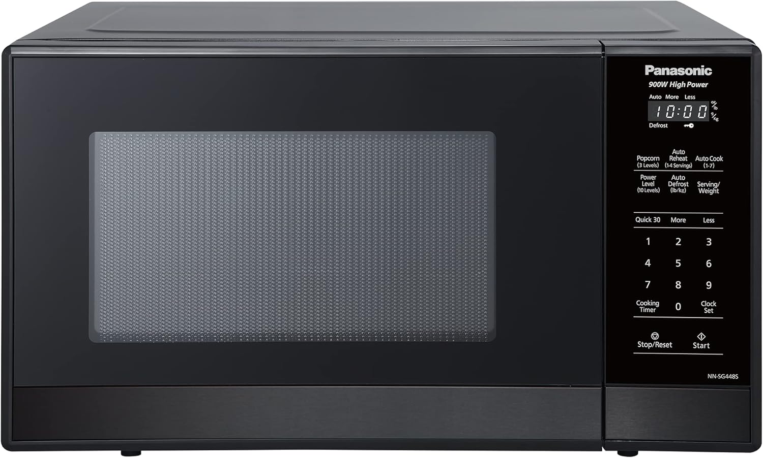 Panasonic NNSG448S Compact 900 W High Power Microwave Oven, Stainless ...