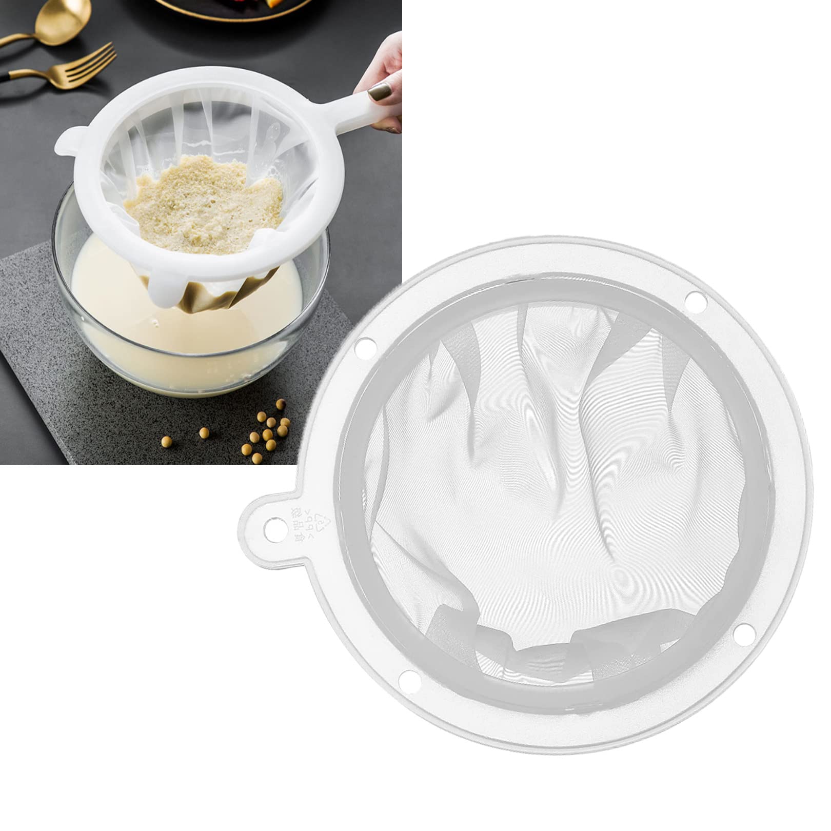 1pcs Fine Mesh Strainers,Ultra-Fine Nylon Mesh Sieve Mesh Colander ...