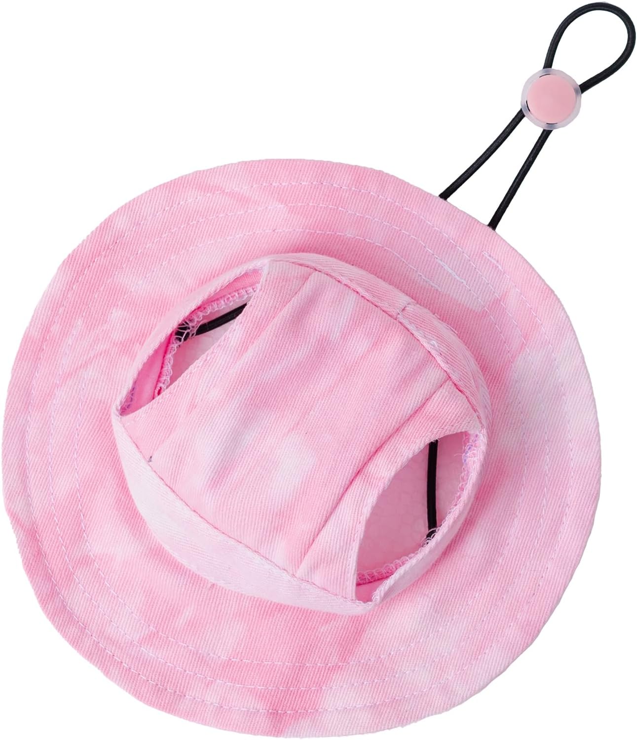 Amazon.com : WINOMO Round Brim Pet Cap Pet Mesh Porous Sun Cap with Ear ...