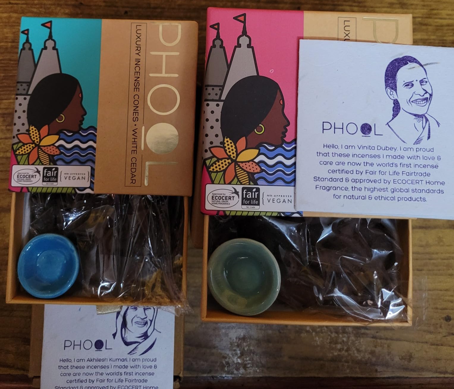 PHOOL LUXURY INCENSE Good Vibes Pack Of 80 Natural Dhoop Cones | Indian ...