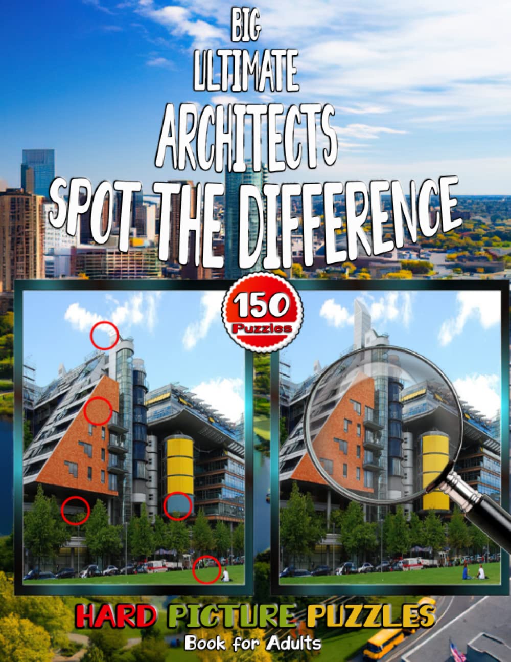 Big Ultimate Architects Spot The Difference 50 Picture Puzzles Book ...