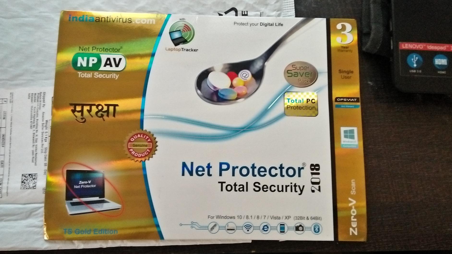 NPAV | Net Protector | Total Security | Latest Version | 1 PC | 3 Years ...