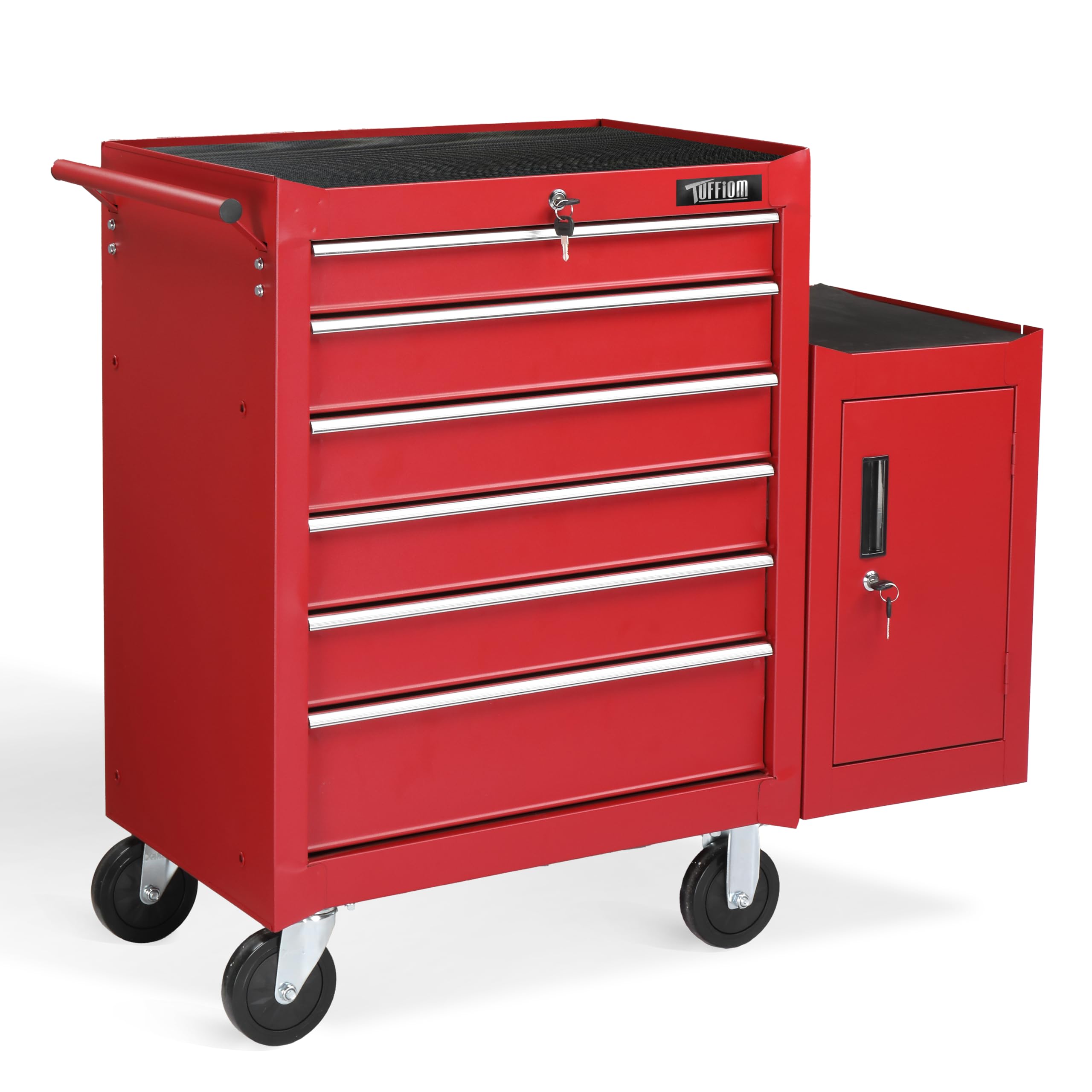 Amazon.com: TUFFIOM 6-Drawer Rolling Tool Chest w/Lock & Key, Tool ...
