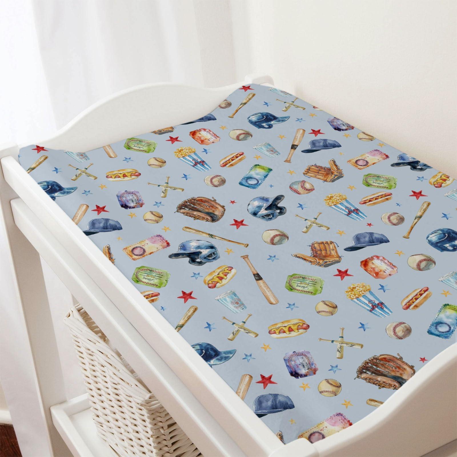 Soft Changing Table Cover Baby Diaper Changing Pad Cover - Soft ...