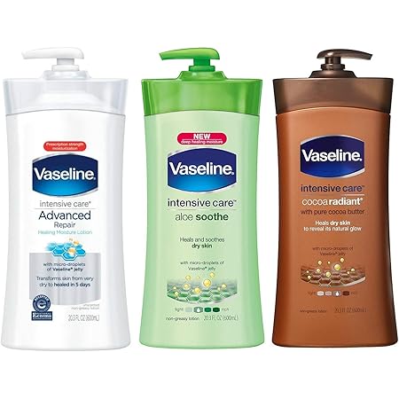 Amazon.com : Vaseline Intensive Care Body Lotion, Advanced Repair ...