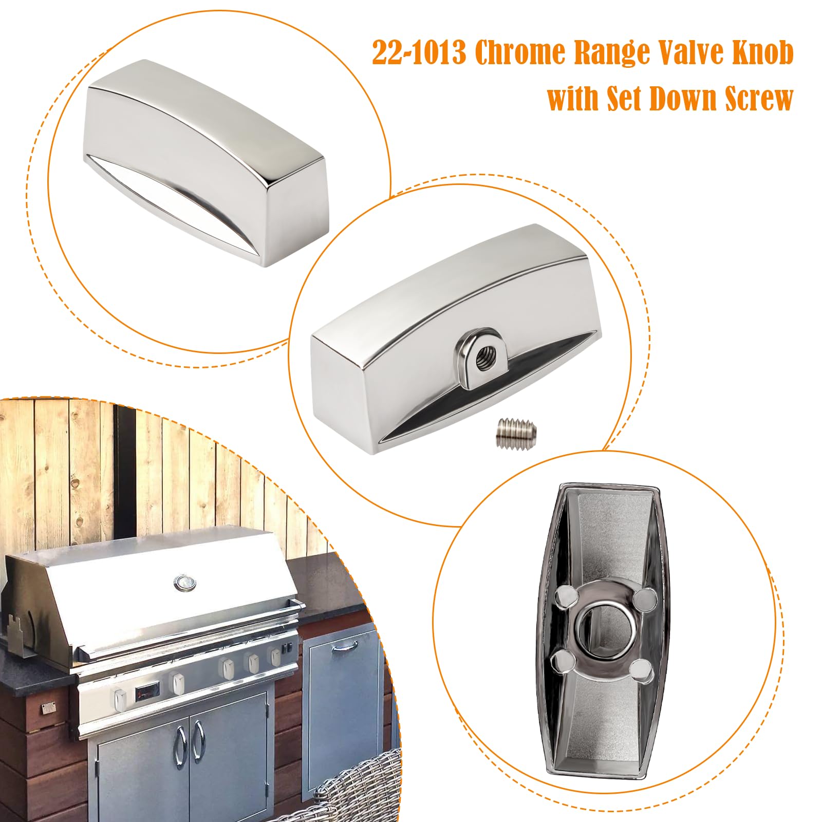 Snapklik.com : Ophjerg Gas Stove Control Knob Replacement, For Gas ...