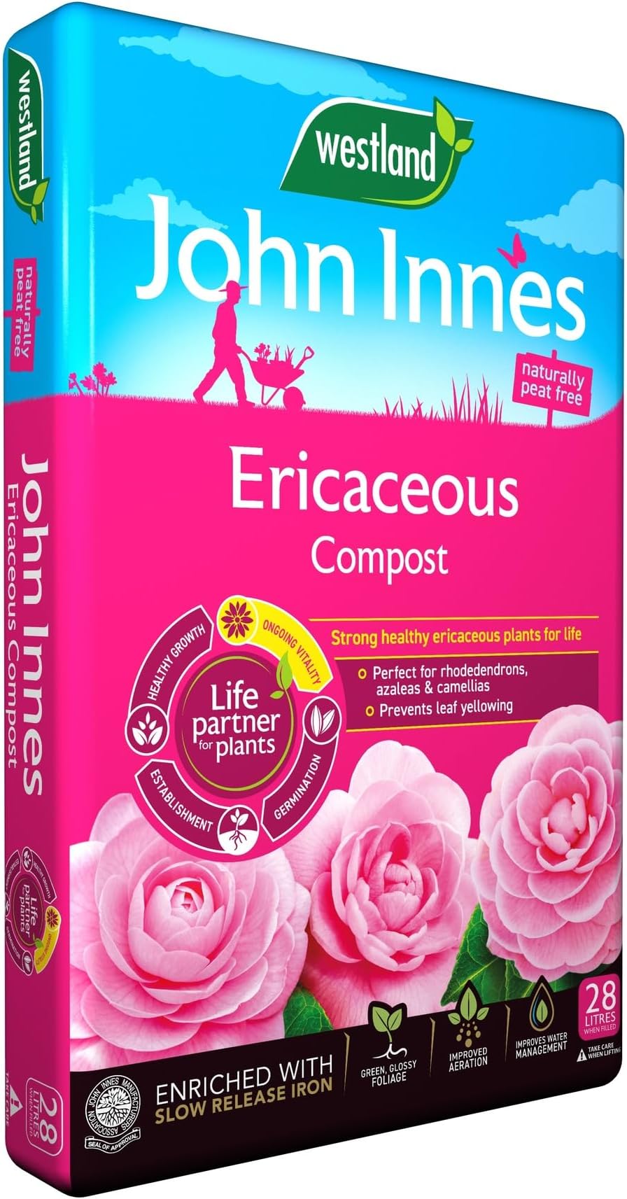 GROWMOOR ERICACEOUS COMPOST 60L : Amazon.co.uk: Garden