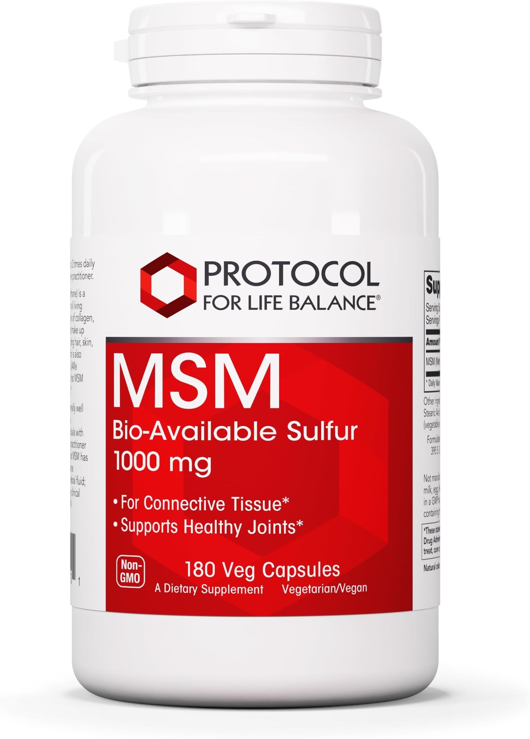 Amazon.com: Protocol MSM Bioavailable Sulfur - 1,000mg - Supports Joint ...