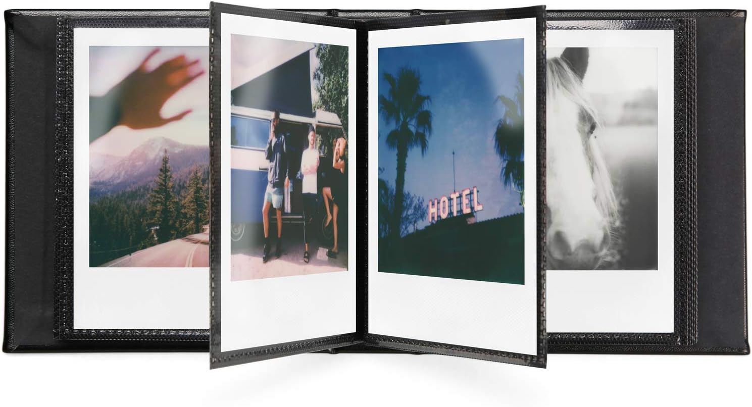 Amazon.com: Polaroid Photo Album - Large & I-Type, Black Frame Edition ...