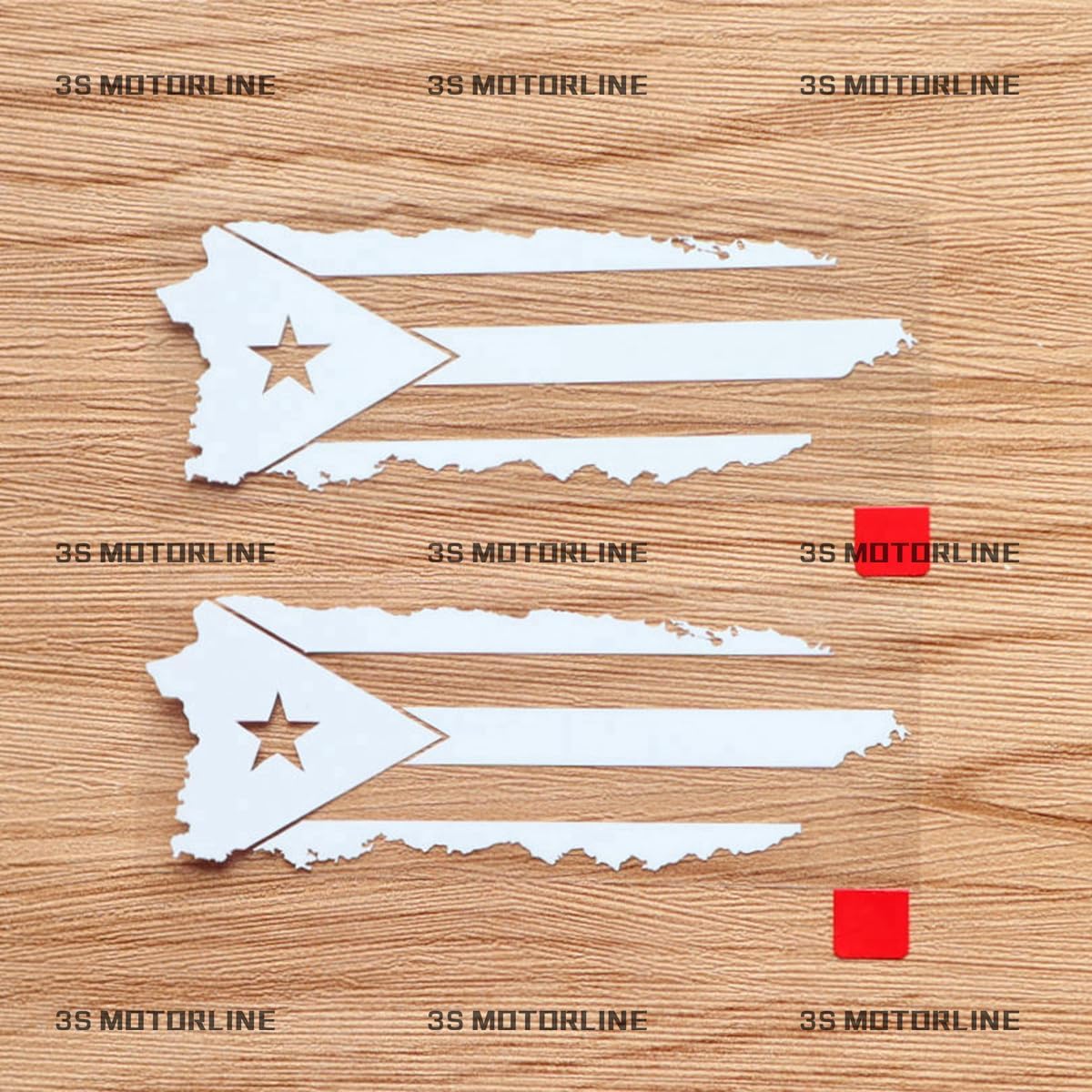 Amazon.com - Puerto Rico Sketch Flag Sticker Vinyl Decal Bumper Sticker 5"