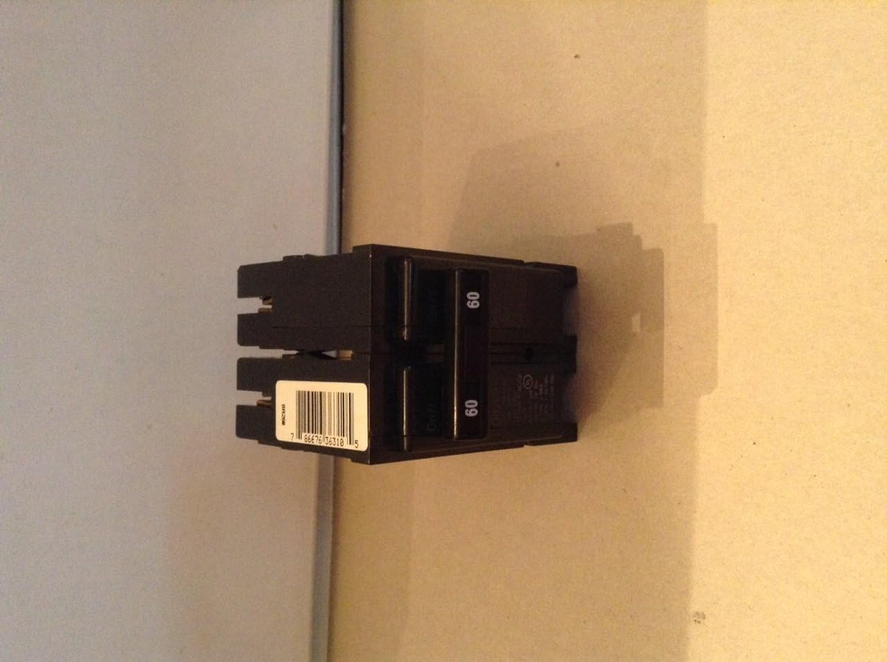 Eaton BR260 2" 60 Amp Double Pole Interchangeable Circuit Breaker5 ...