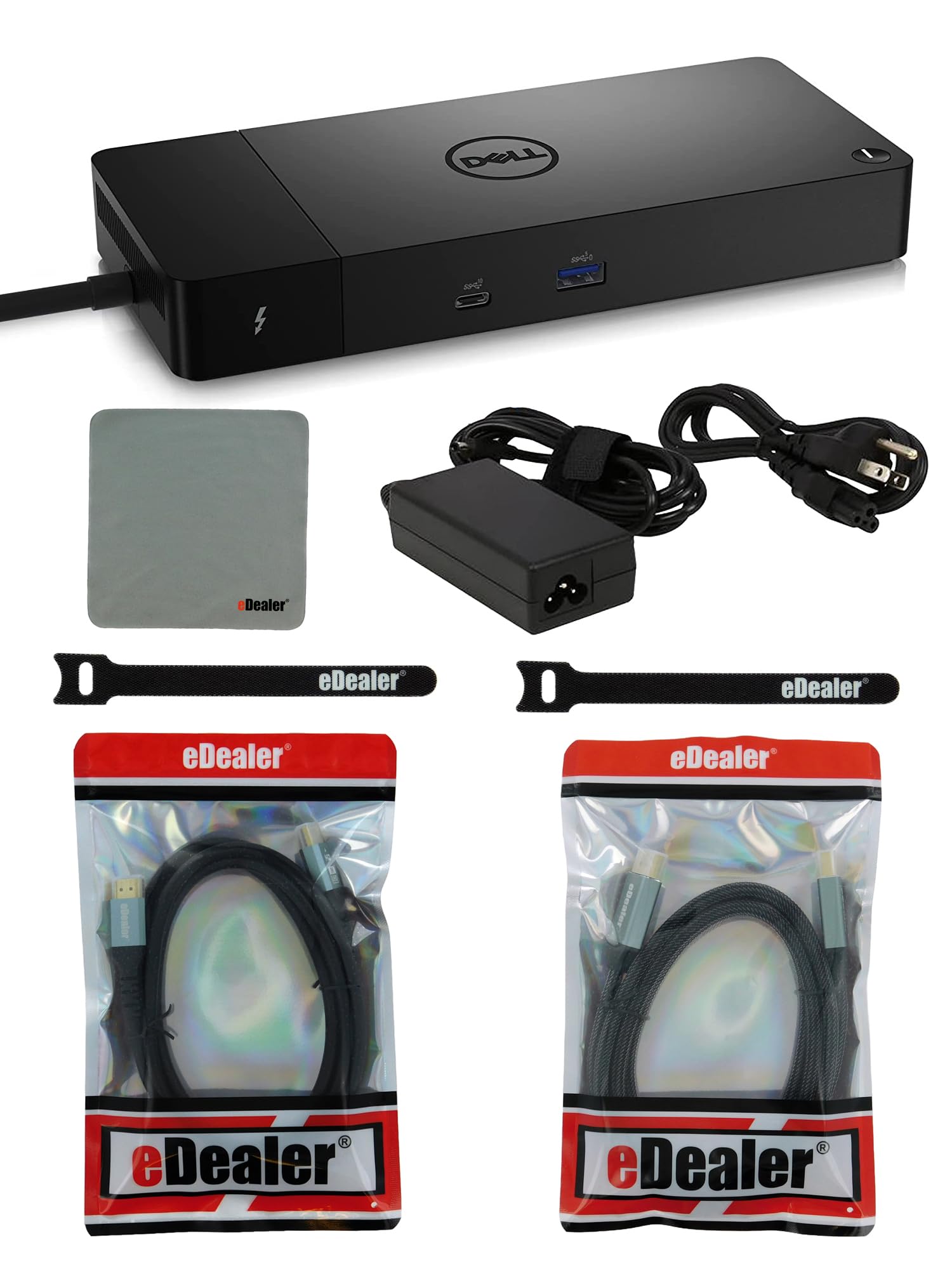 Amazon.com: Dell Thunderbolt 4 Dock (WD22TB4) + Starter Kit Bundle ...