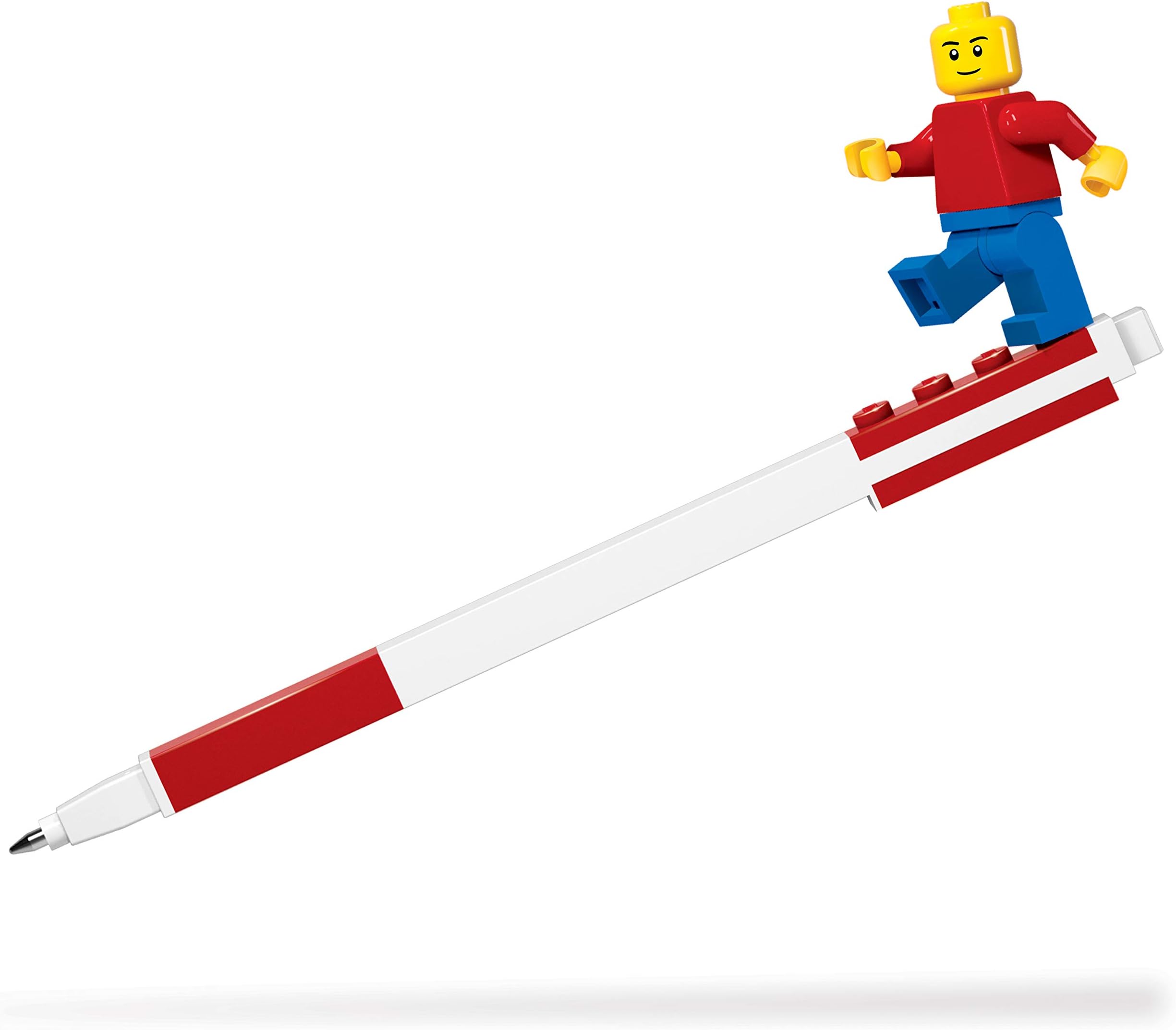 Amazon.com : IQ LEGO Stationery Gel Pen with Minifigure - Red (52602 ...