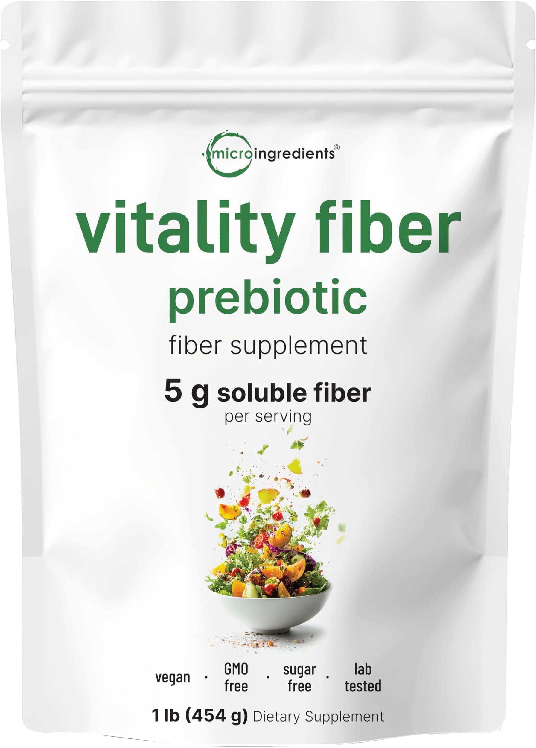 Amazon.com: Nutricost Soluble Fiber (Unflavored) 30 Servings - Vegan ...