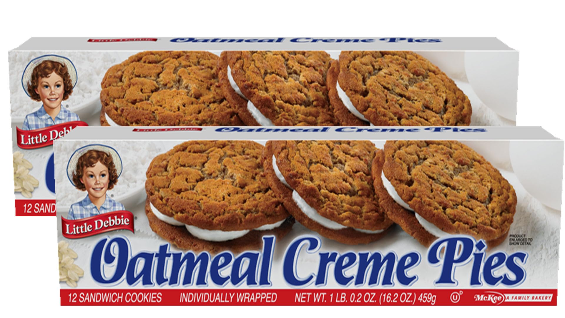 Little Debbie Oatmeal Creme Pies, 24 Individually Wrapped creme pies ...