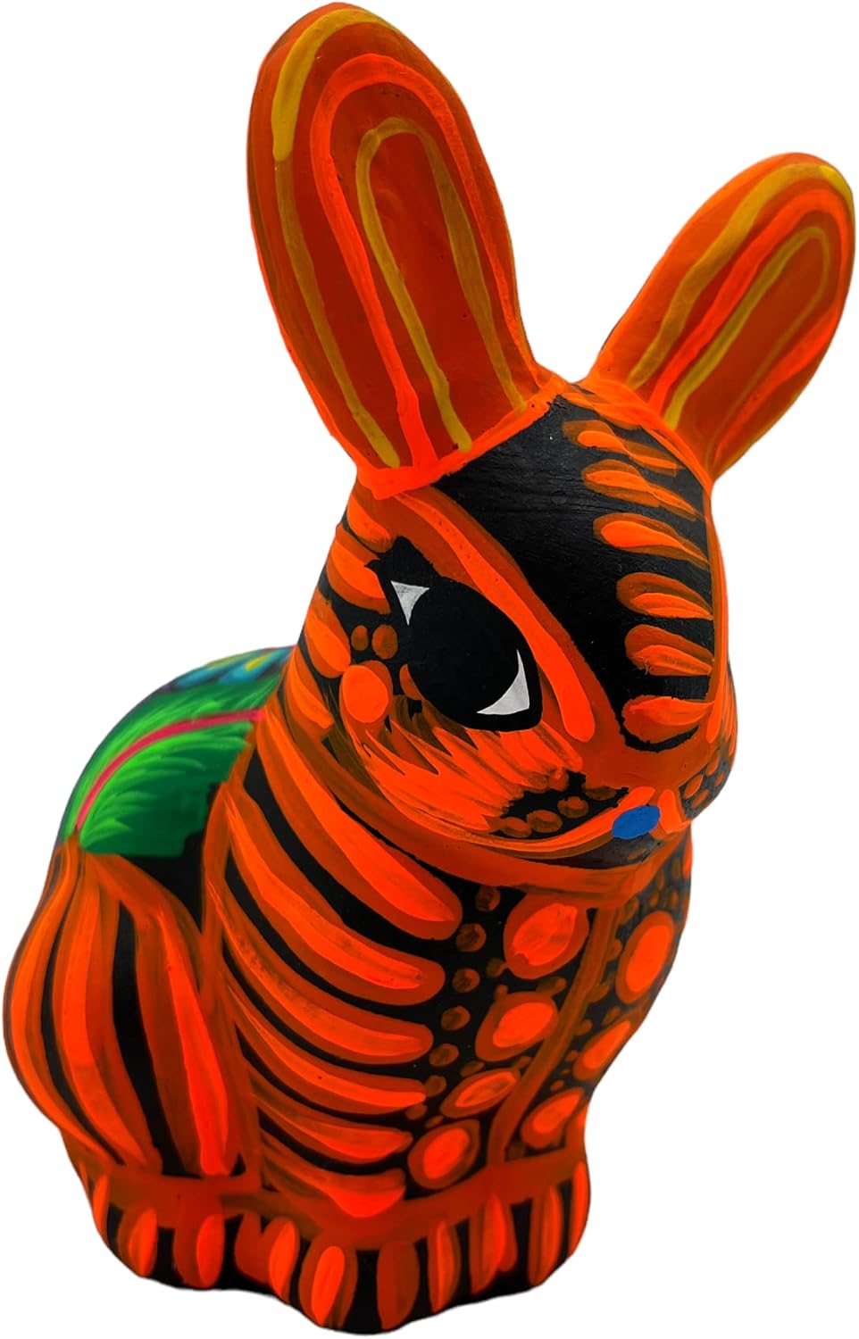 Amazon.com: Talavera Bunny Rabbit Sitting Sculpture Guerrero Cute ...