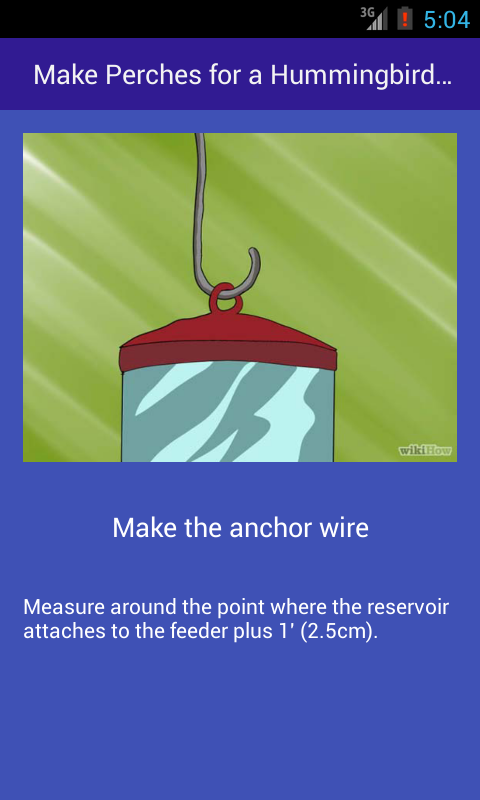Make Perches for a Hummingbird Feeder - App on Amazon Appstore
