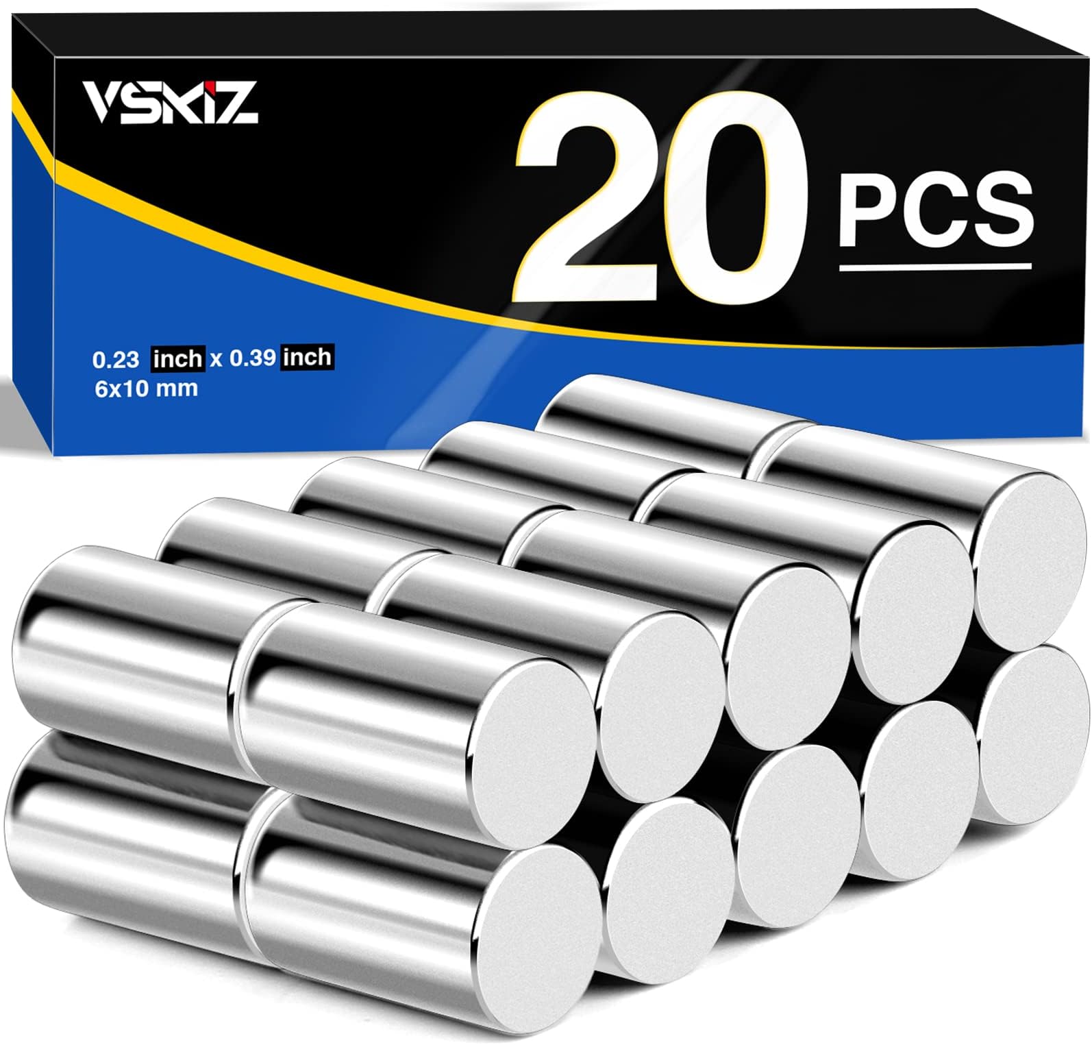 Amazon.com: Magnetic Rod AlNiCo Grade 5 Round Bar Magnet 3/8" Dia x 2 ...