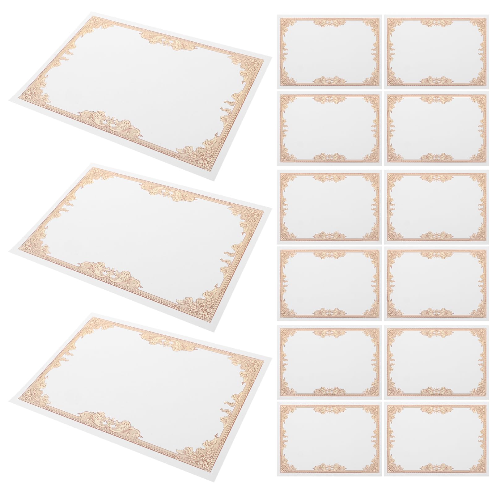 Blanco Diploma Papier Blanco Certificaat PSD's, Gratis PSD Sjablonen